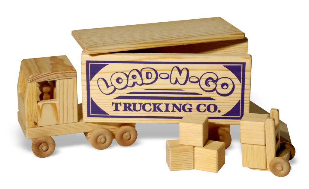 Big Trucks | Handcrafted USA Made Wooden Toys I Doodletown Toys